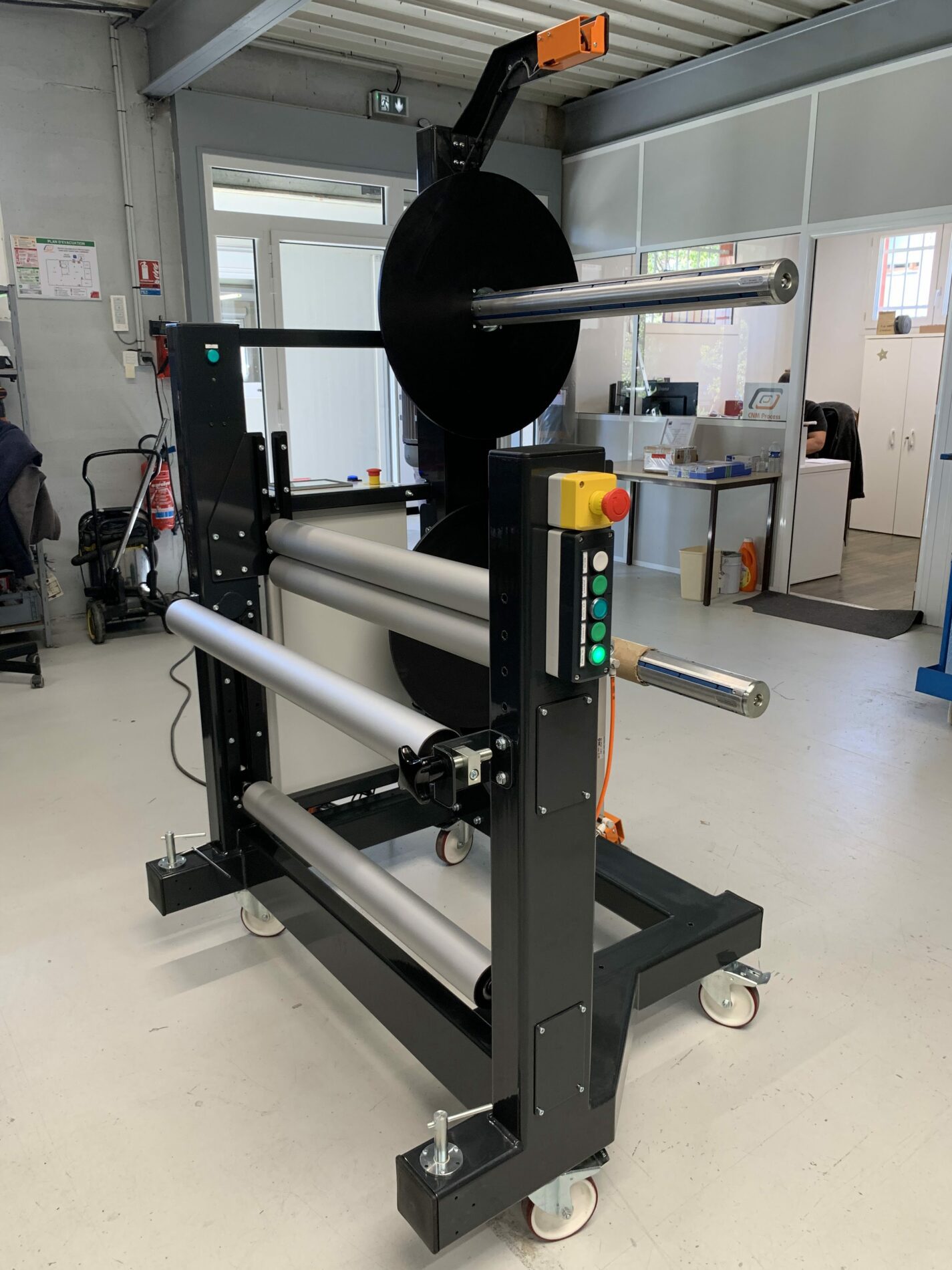 Double rewinder in tension control - CNM Process, specialist in the ...